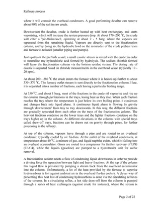 Refinery process-description | PDF