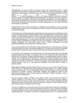 Refinery process-description | PDF