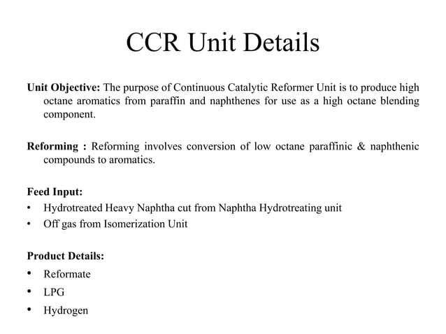 Refinery basics | PPTX