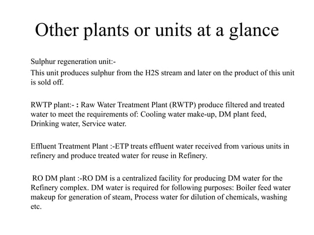 Refinery basics | PPTX