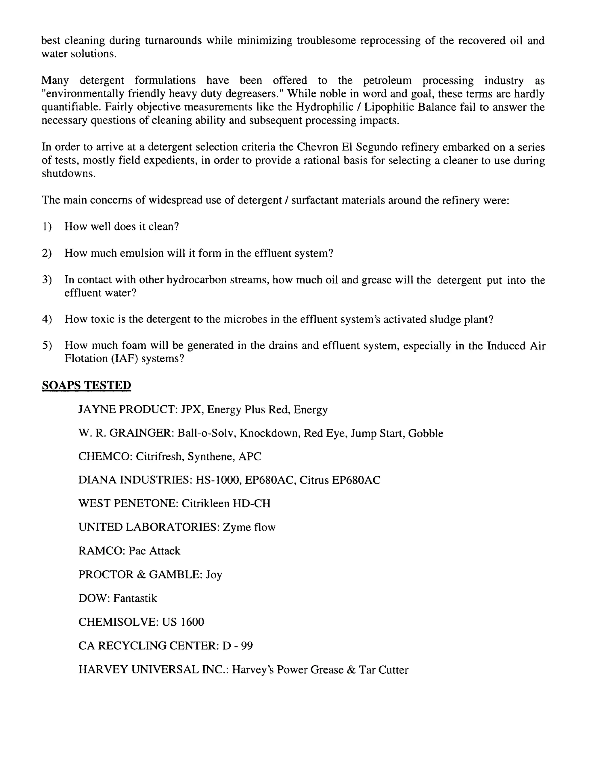 NACE Refinery Chemical Cleaning Study | PDF