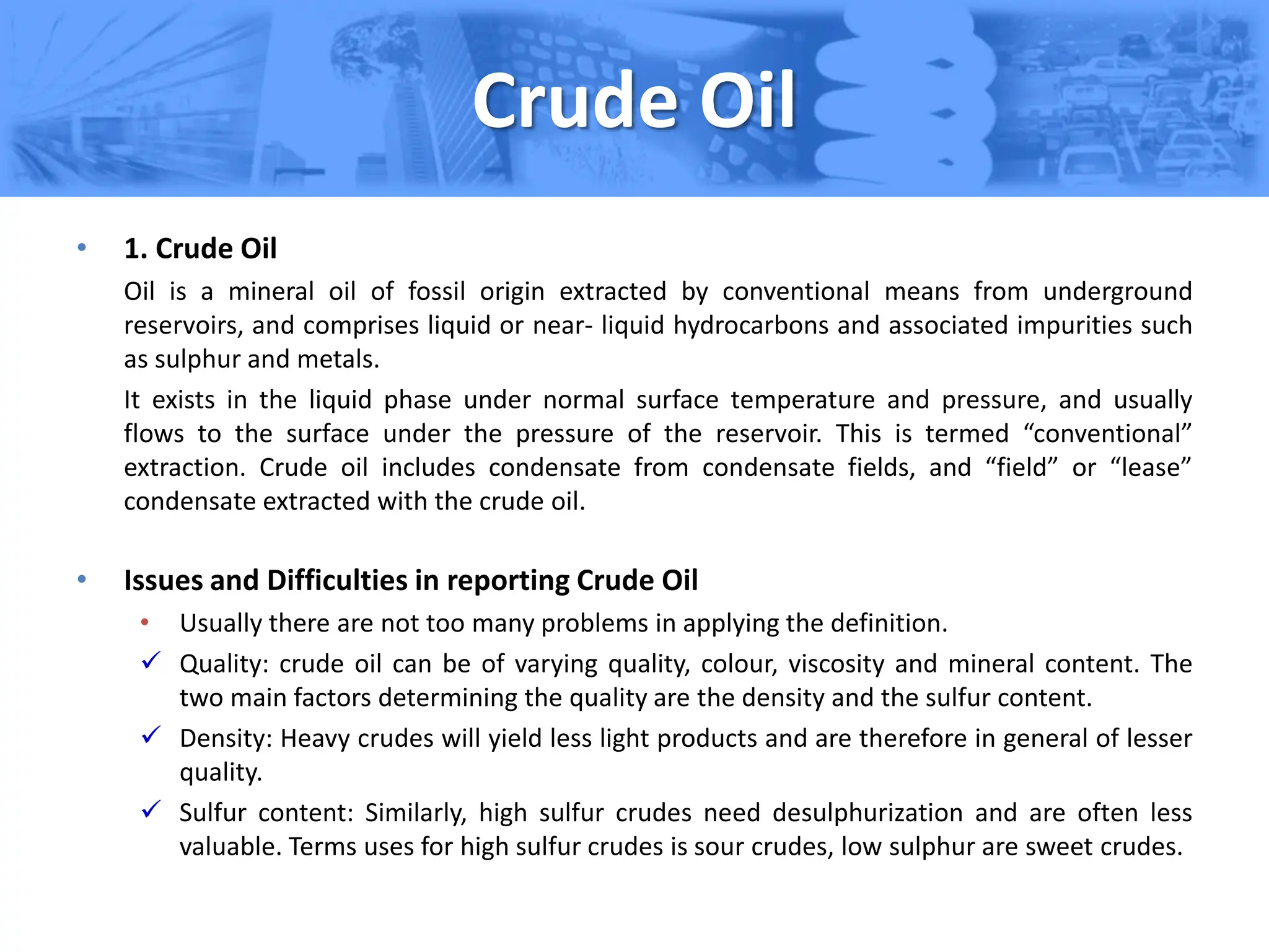 Crude Oil Refinery Processes and Product flow | PPTX