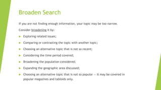 Refine your search | PPTX | Science