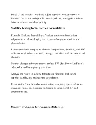 Refining Your Cosmetics Formulation by 4everalive Labs | PDF
