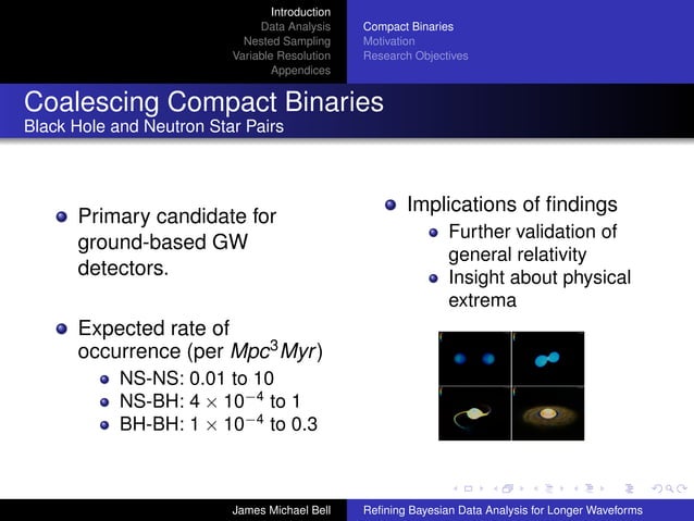 Refining Bayesian Data Analysis Methods For Use With Longer Waveforms