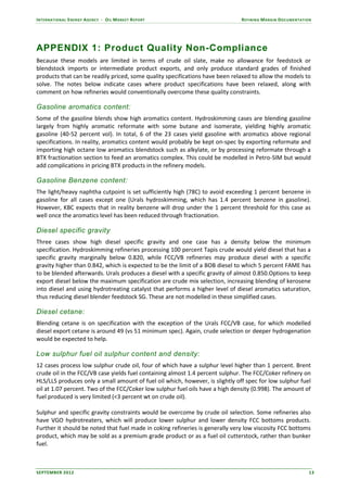 Refining margin supplement_omraug_12_sep2012 | PDF