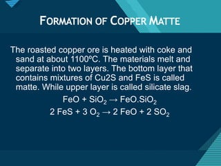 Refining of copper | PPT