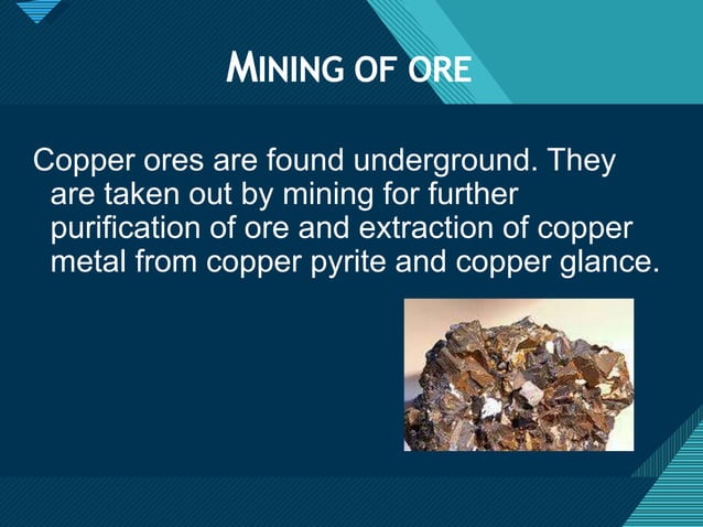 Refining of copper | PPT