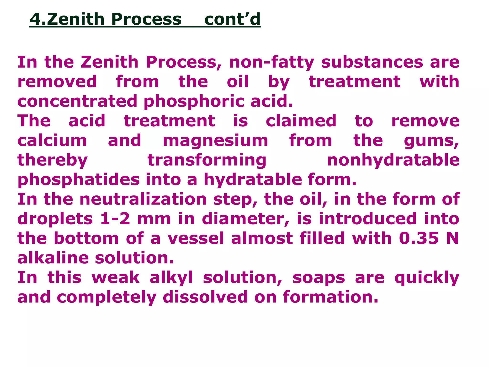 Refining of fats and oils | PDF