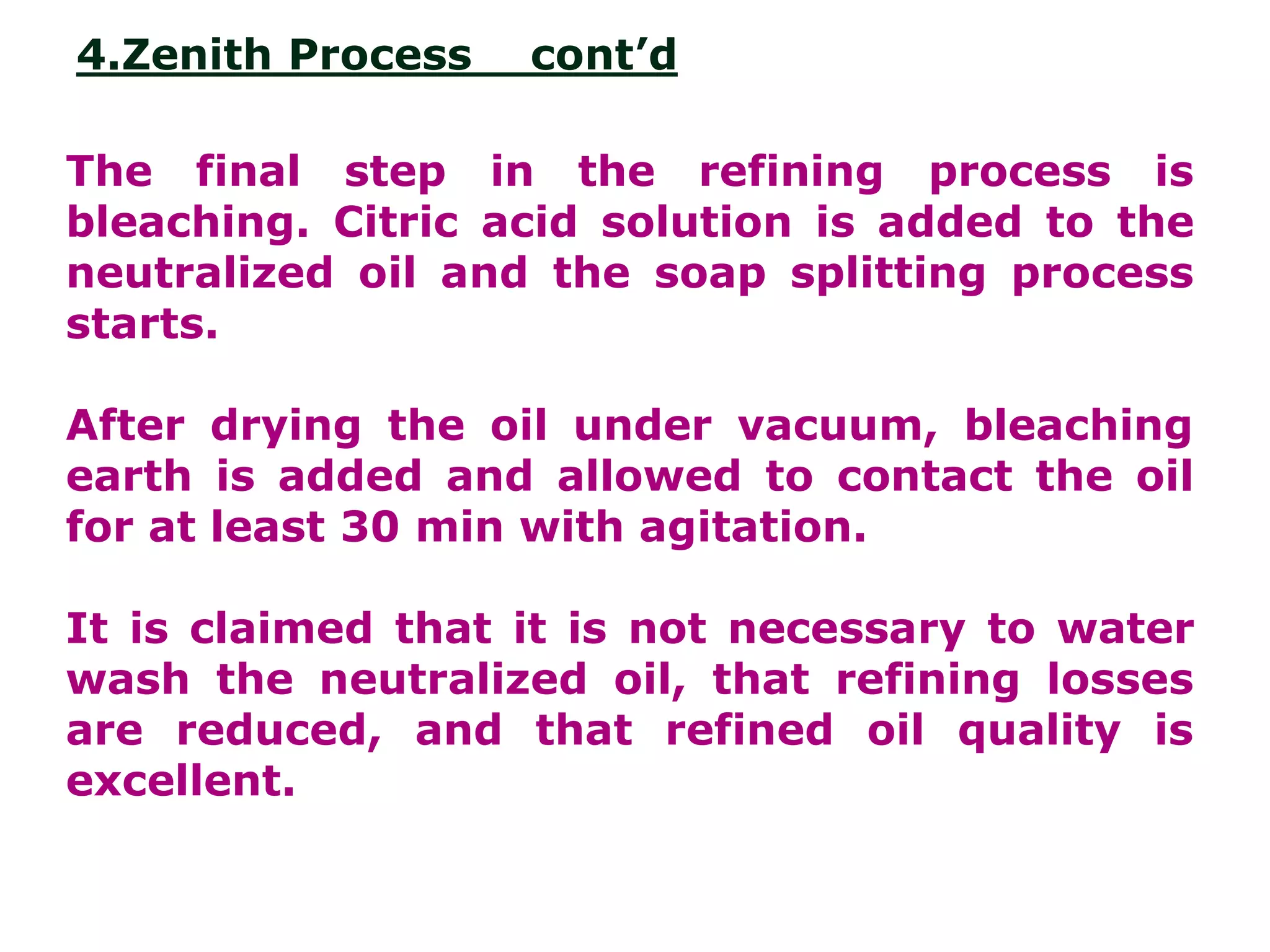 Refining of fats and oils | PDF