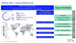 The next step in ESG Integration - Refinitiv | PDF