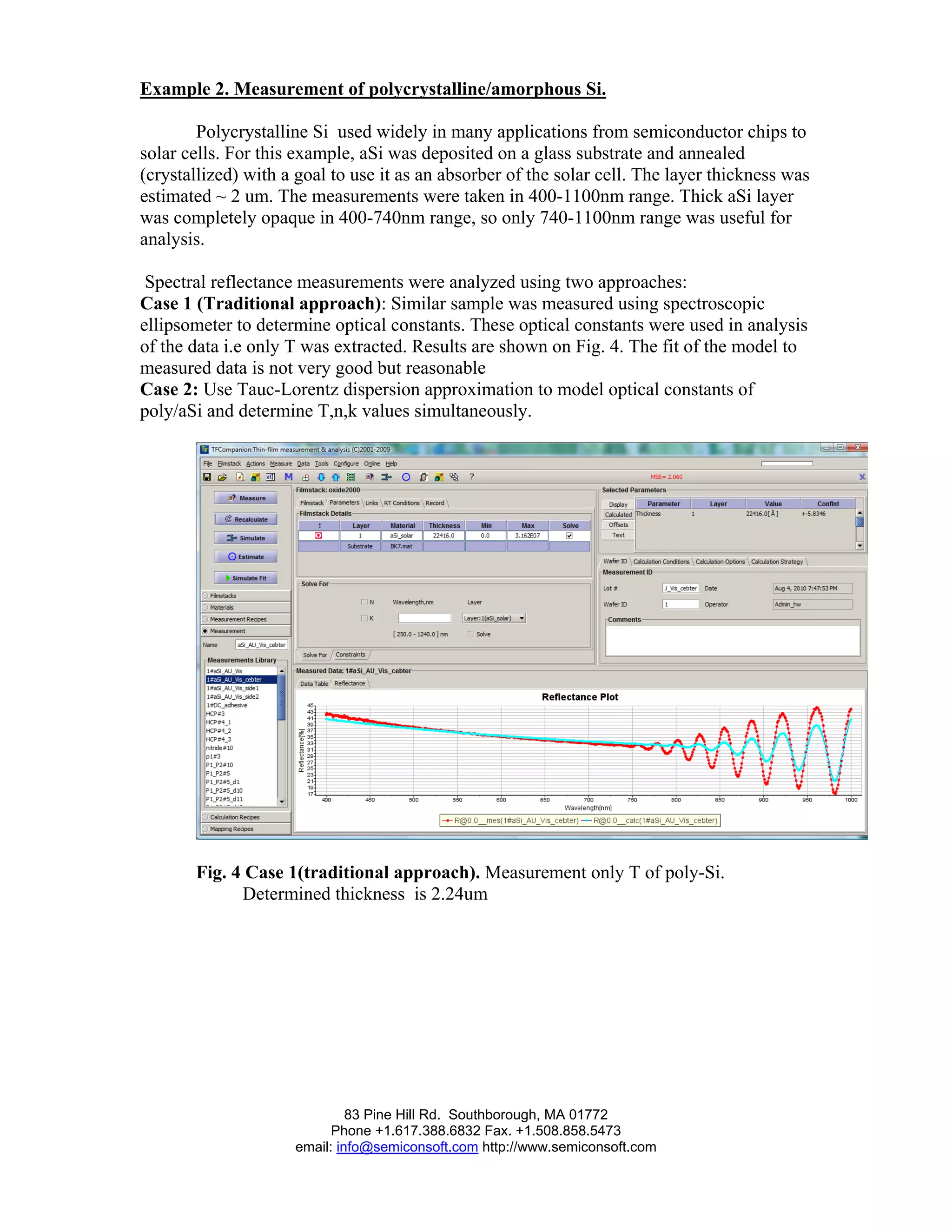 Thickness and n&k measurement with MProbe | PDF