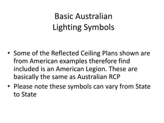 Reflected ceiling plans RCP | PPTX