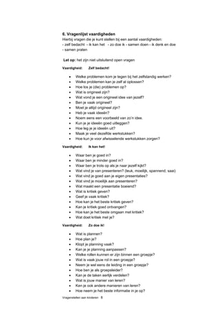 Reflectiegesprekken met _kinderen | PDF