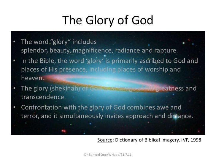 Reflecting God's Glory 2 Cor.3.18