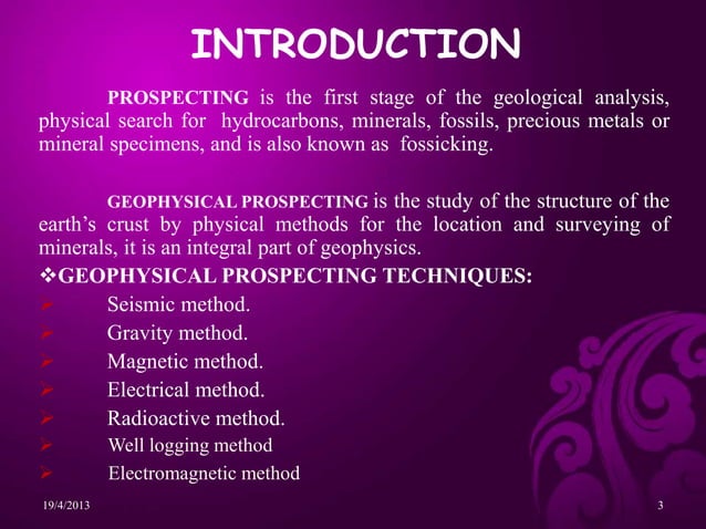 Reflecting method of seismic prospecting .pptx