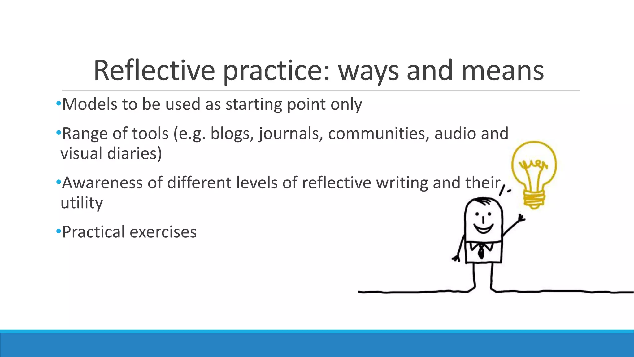 Reflecting on ‘reflective practice’ | PPTX