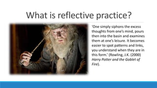Reflecting on ‘reflective practice’ | PPTX