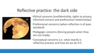 Reflecting on ‘reflective practice’ | PPTX