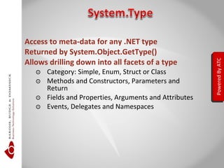 .NET Reflection | PPT