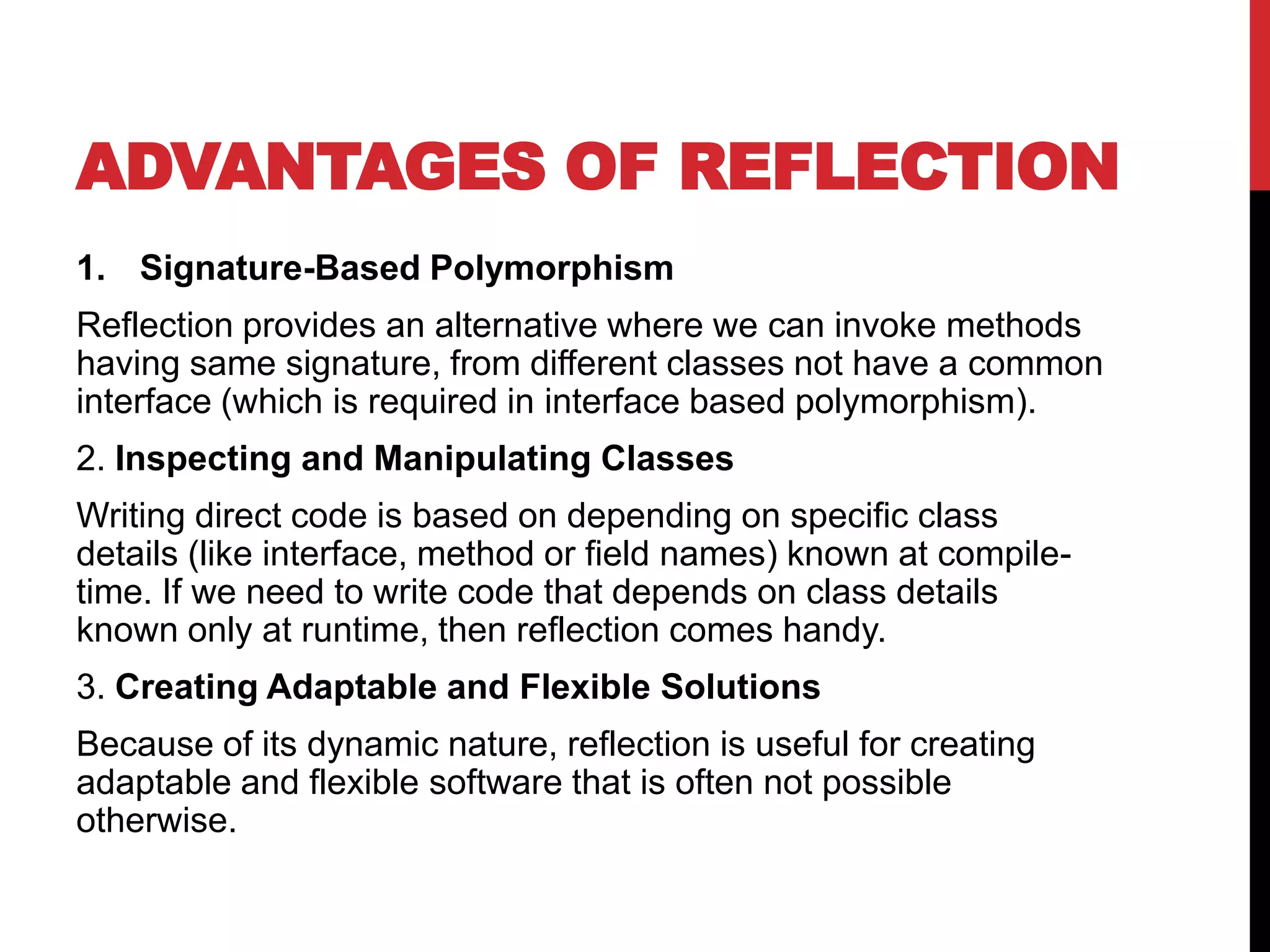 Reflection in Java | PPT