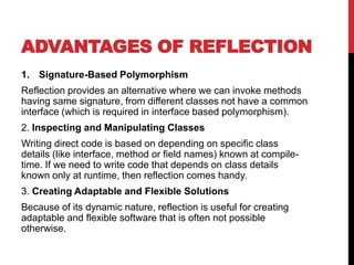 Reflection in Java | PPT