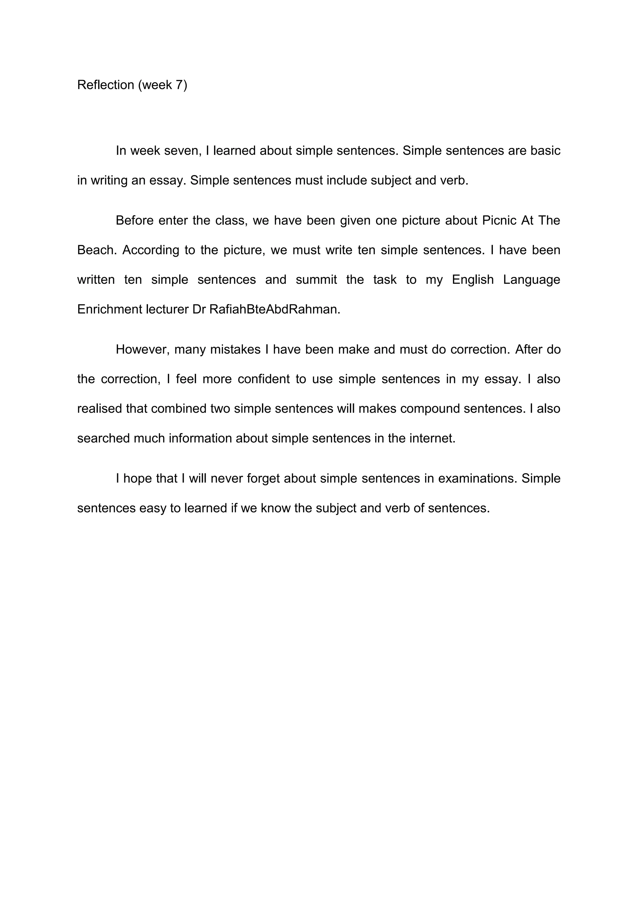 Reflection | DOCX