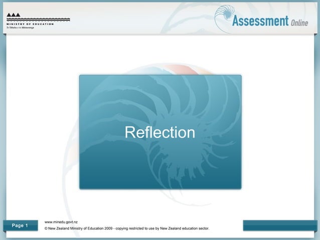 Reflection | PPT | Education industry | Industries