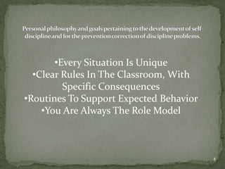 Reflection Classroom Management | PPTX