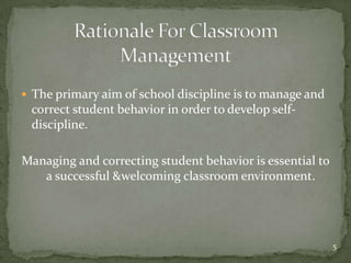 Reflection Classroom Management | PPTX