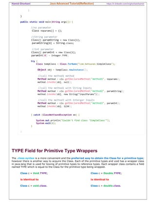 Java Reflection | PDF | Programming Languages | Computing
