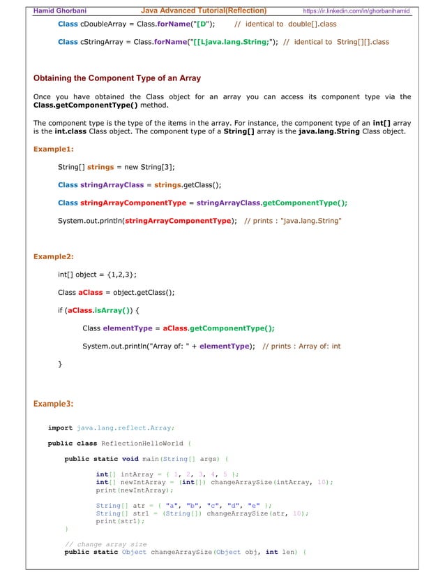 Java Reflection | PDF | Programming Languages | Computing