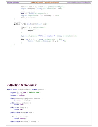 Java Reflection | PDF | Programming Languages | Computing