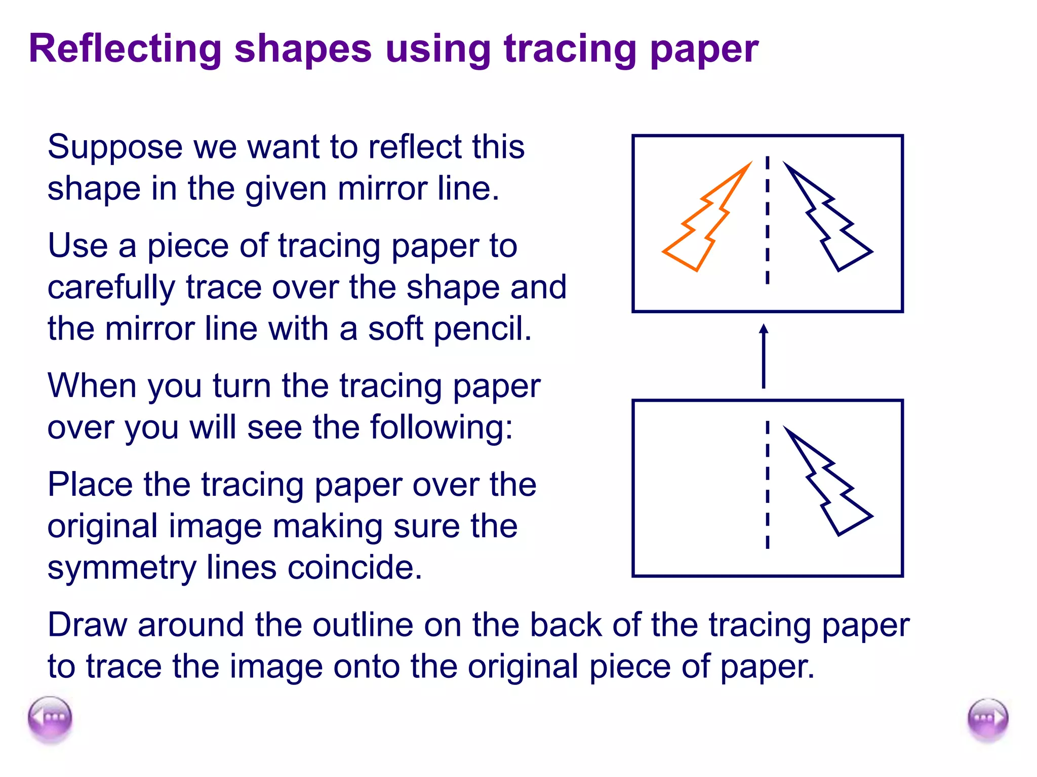 Geometric Transformation: Reflection | PPTX