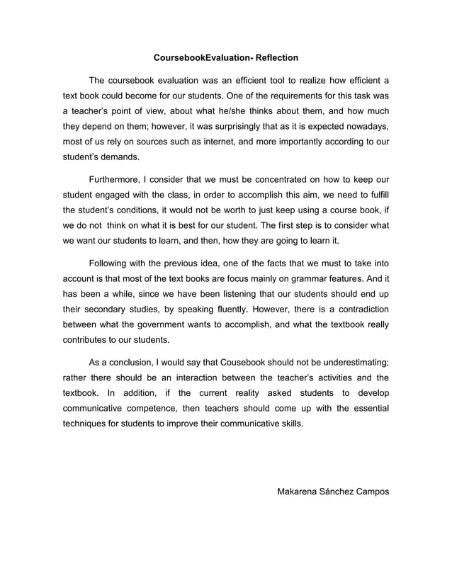 Reflection 2 | DOCX | Education