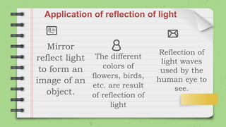 Reflection of Light in a Plain mirror_science 10 | PPTX
