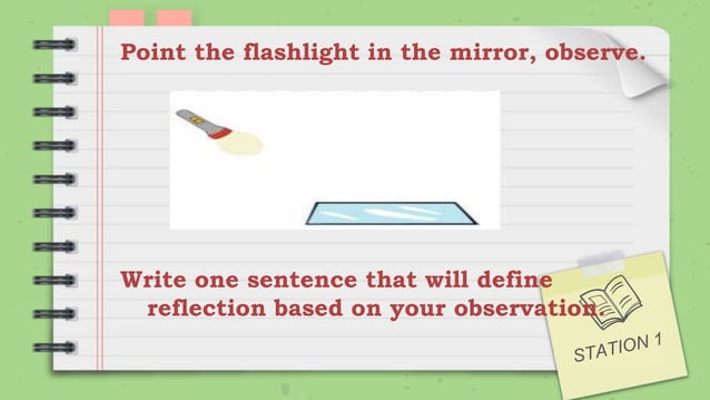 Reflection of Light in a Plain mirror_science 10 | PPT