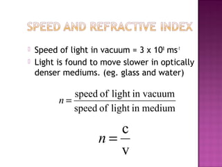 Light- Reflection and-refraction | PPT