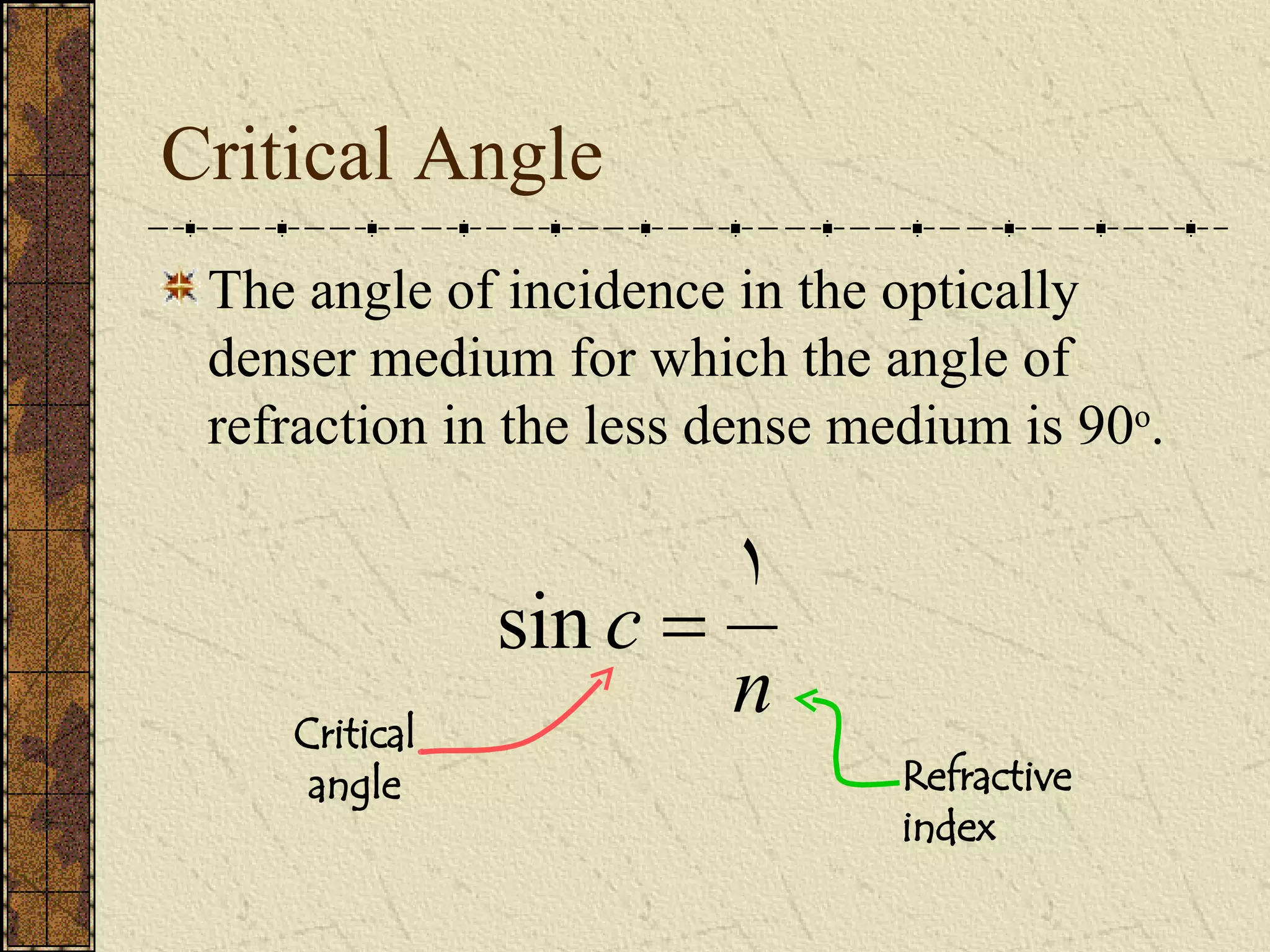 Reflection and Refraction | PPT