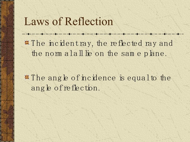 Reflection and Refraction | PPT | Physics | Science