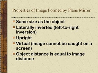 Reflection and Refraction | PPT
