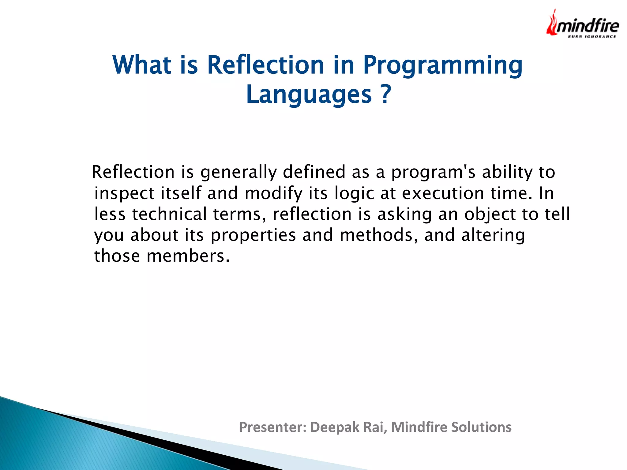 Reflection-In-PHP | PPT