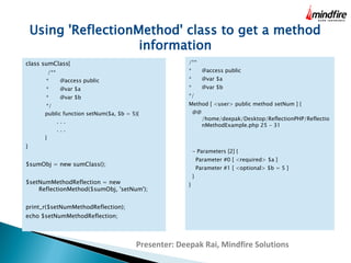 Reflection-In-PHP | PPT