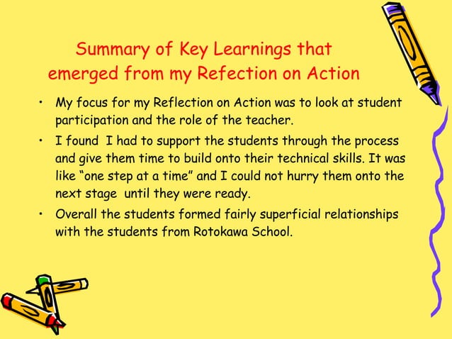 Reflection On Action | PPT