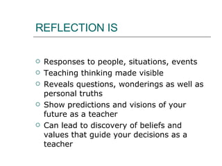 Reflection Tips | PPT