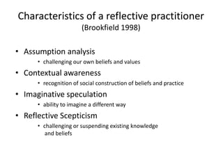 Reflective Practice | PPTX