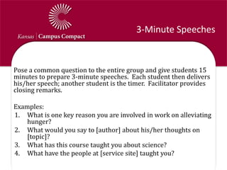 Reflection activity examples | PPTX