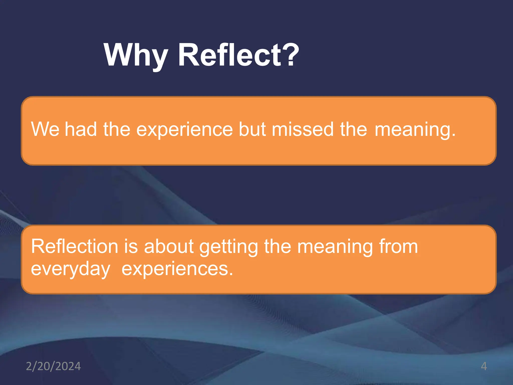 Reflection and Critical Thinking unit 1 copy.pptx