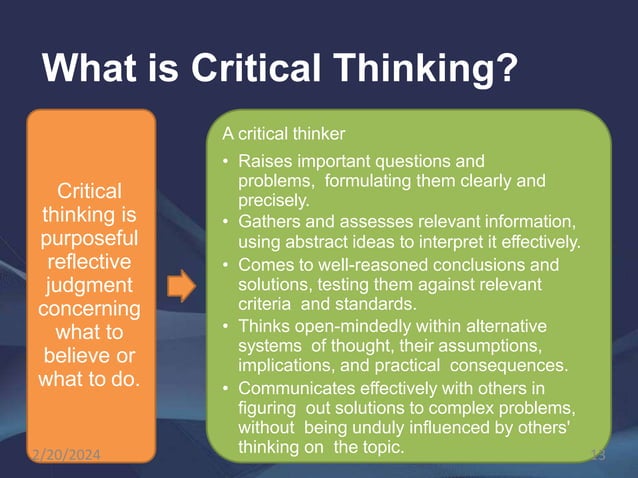 Reflection and Critical Thinking unit 1 copy.pptx