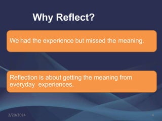 Reflection and Critical Thinking unit 1 copy.pptx